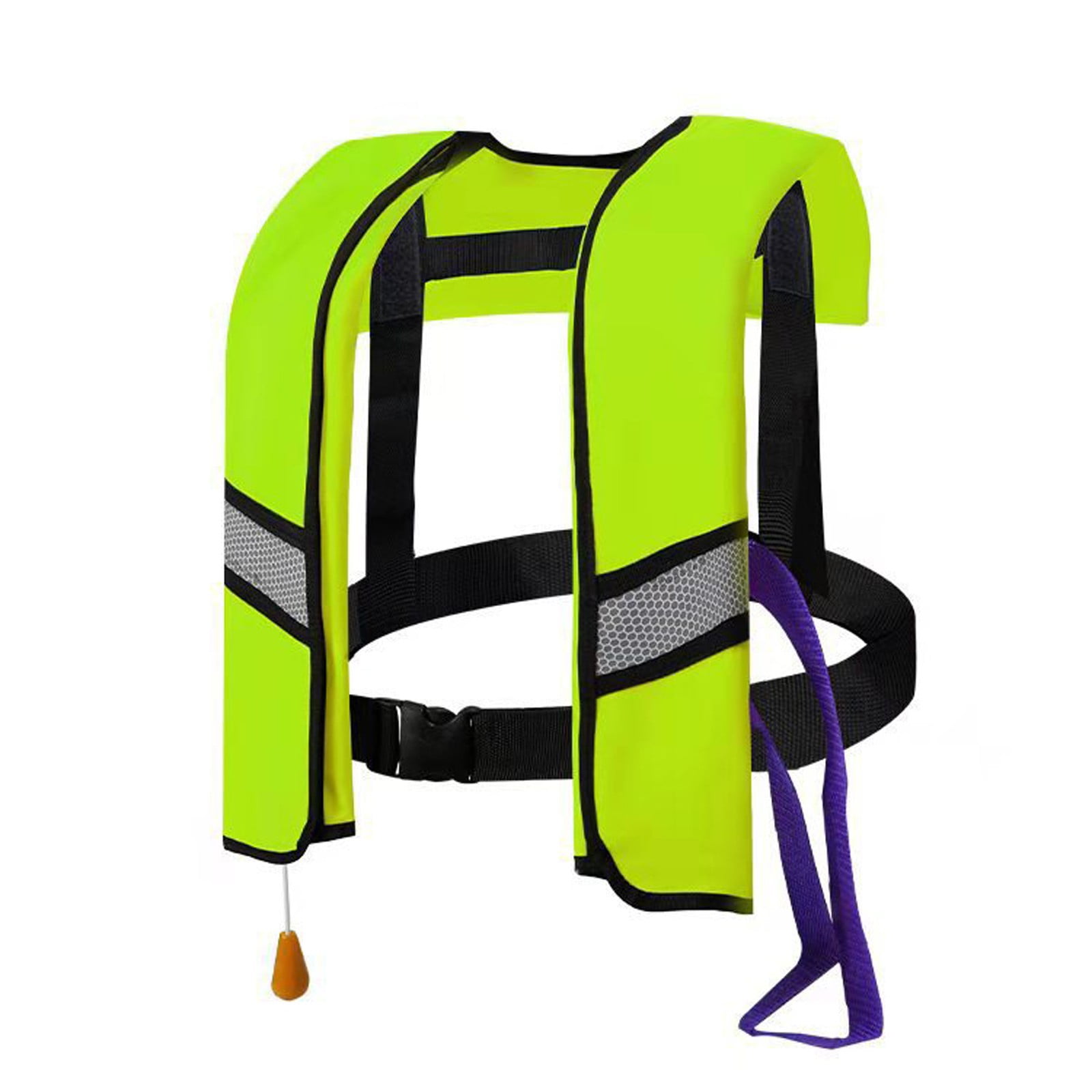 High Performance Nylon Composite Material Automatic Inflatable Life Jacket Pneumatic Expansion