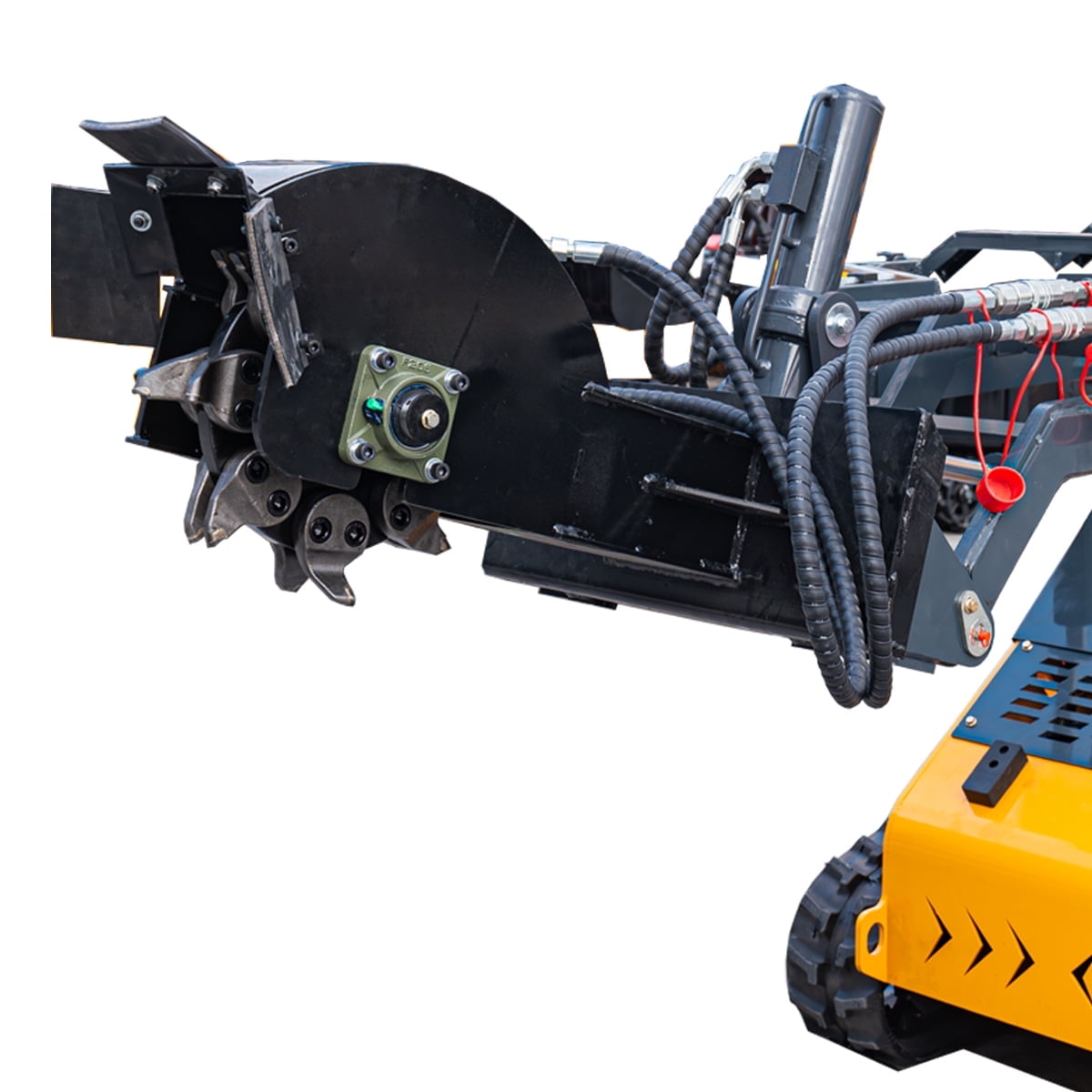 High-Performance Stump Grinder Attachment for Mini Skid Steer Loaders ...