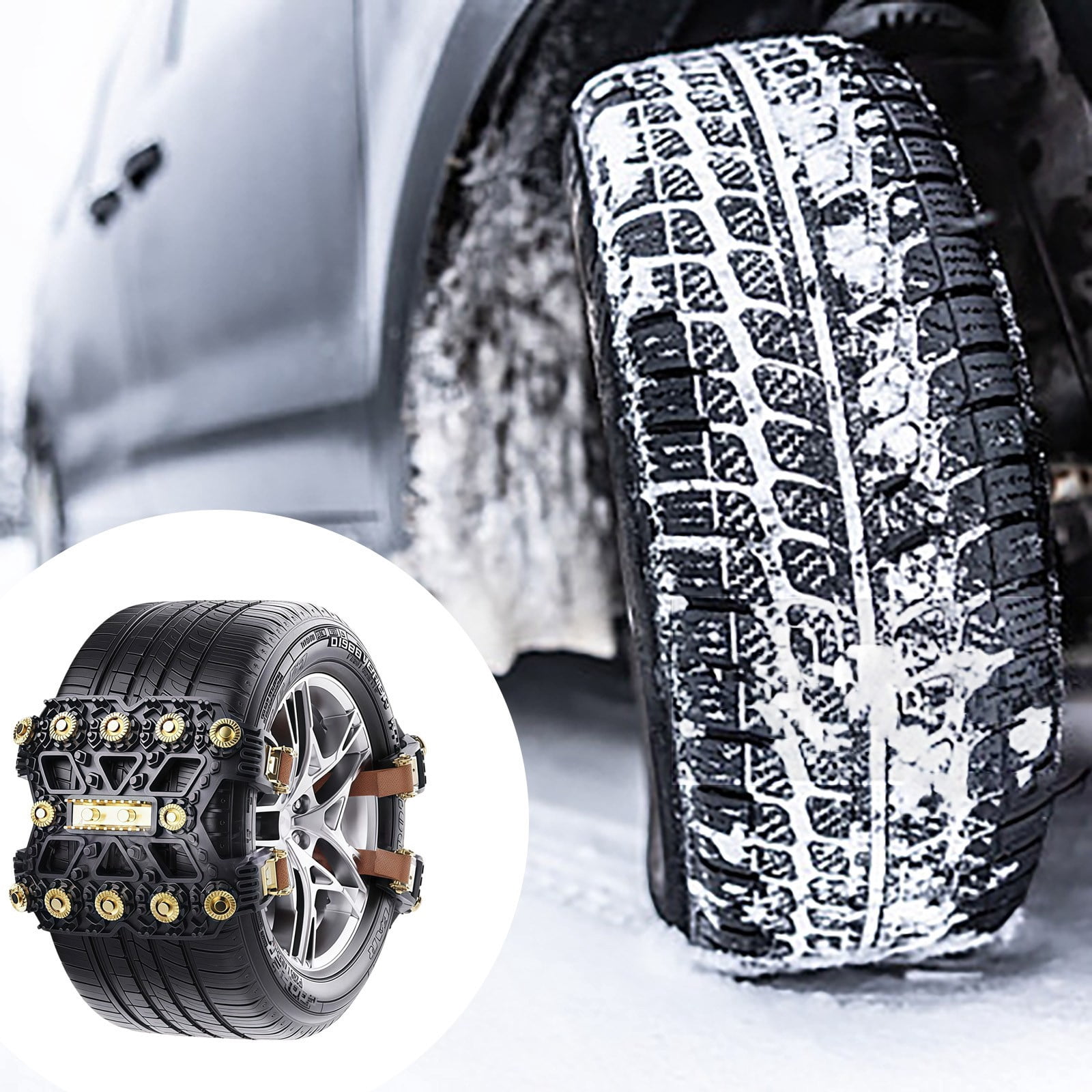 High Performance Super Strong Grip Tire Chains for Enhanced Traction ...