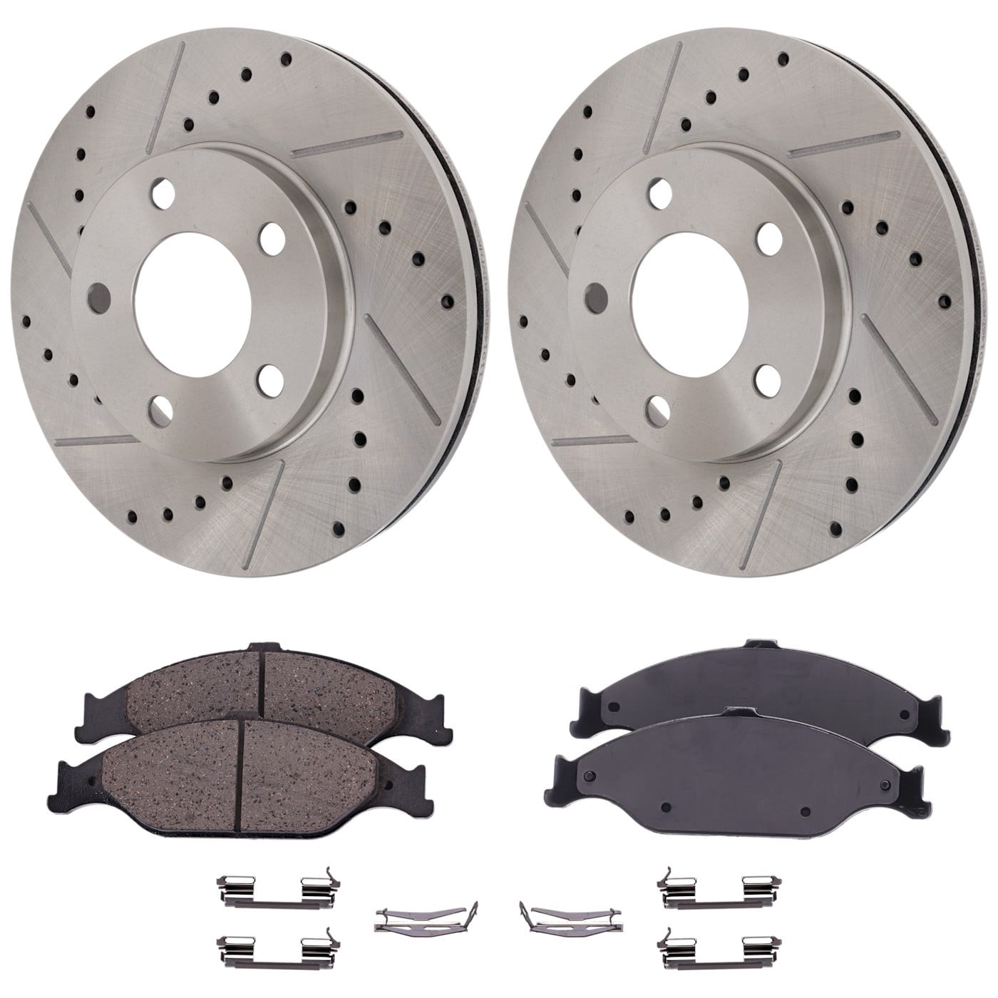 High-Performance Vented Brake Disc and Pad Kit for 1999-2004 for ...