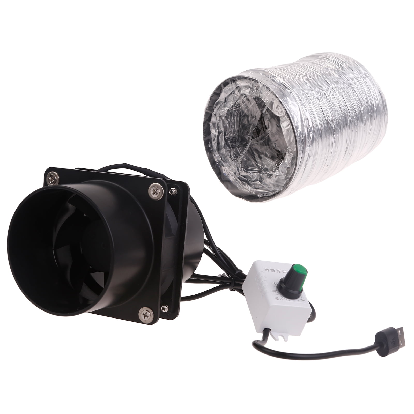 High-Performance Ventilation Fan with Powerful Suction and Plastic Duct ...