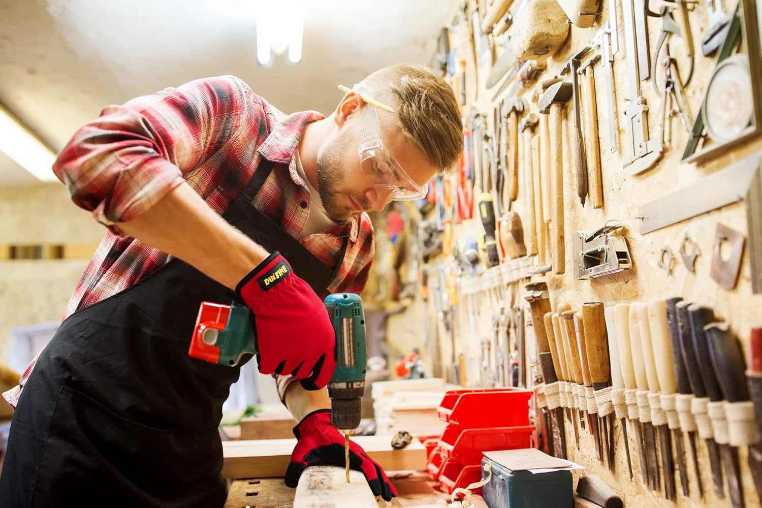 High Performance Work Gloves For Men(12 Pairs Pack), High Dexterity ...