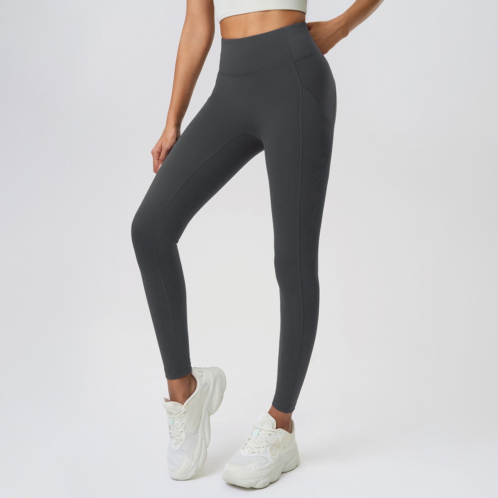 High Performance Yoga Pants With Side Pockets For Active And Fitness ...