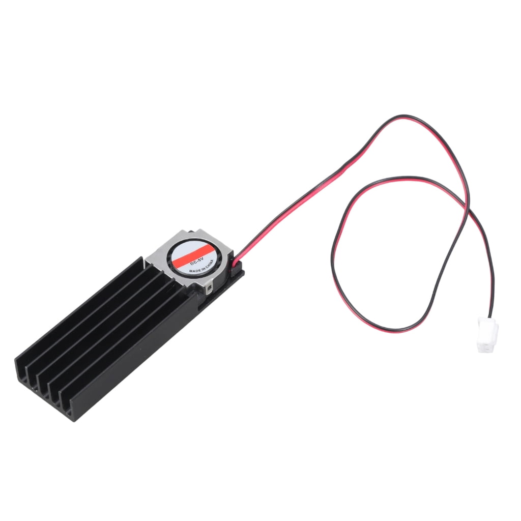 Two Side Cooling Aluminum Alloy SSD Fan For M.2 NVMe 2280 SSD 5V XH2 ...