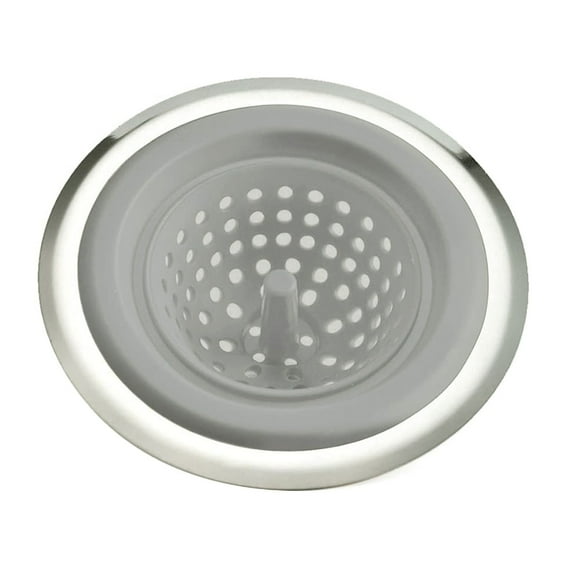 High Performances Kitchen Sink Strainer Rubber & Steel Food Waste ...