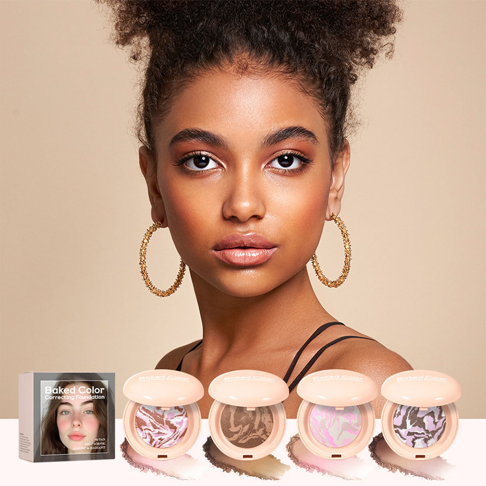 High Pigmentation Powder Compact Texture Versatile Shades Powder ...