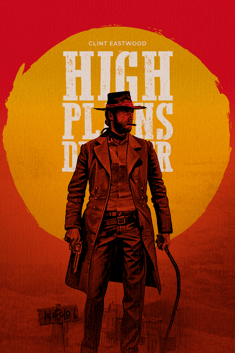 High Plains Drifter (1973) Poster 24x36 - Clint Eastwood Western ...