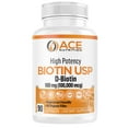 High Potency Biotin USP (D-Biotin 100,000mcg) - Superior Biotin ...