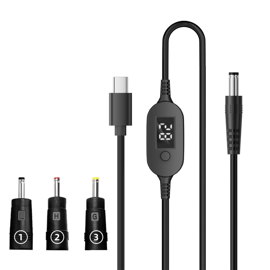 High Power 140W PD3.1 Compatible Type C to DC5525 Cable Featuring ...