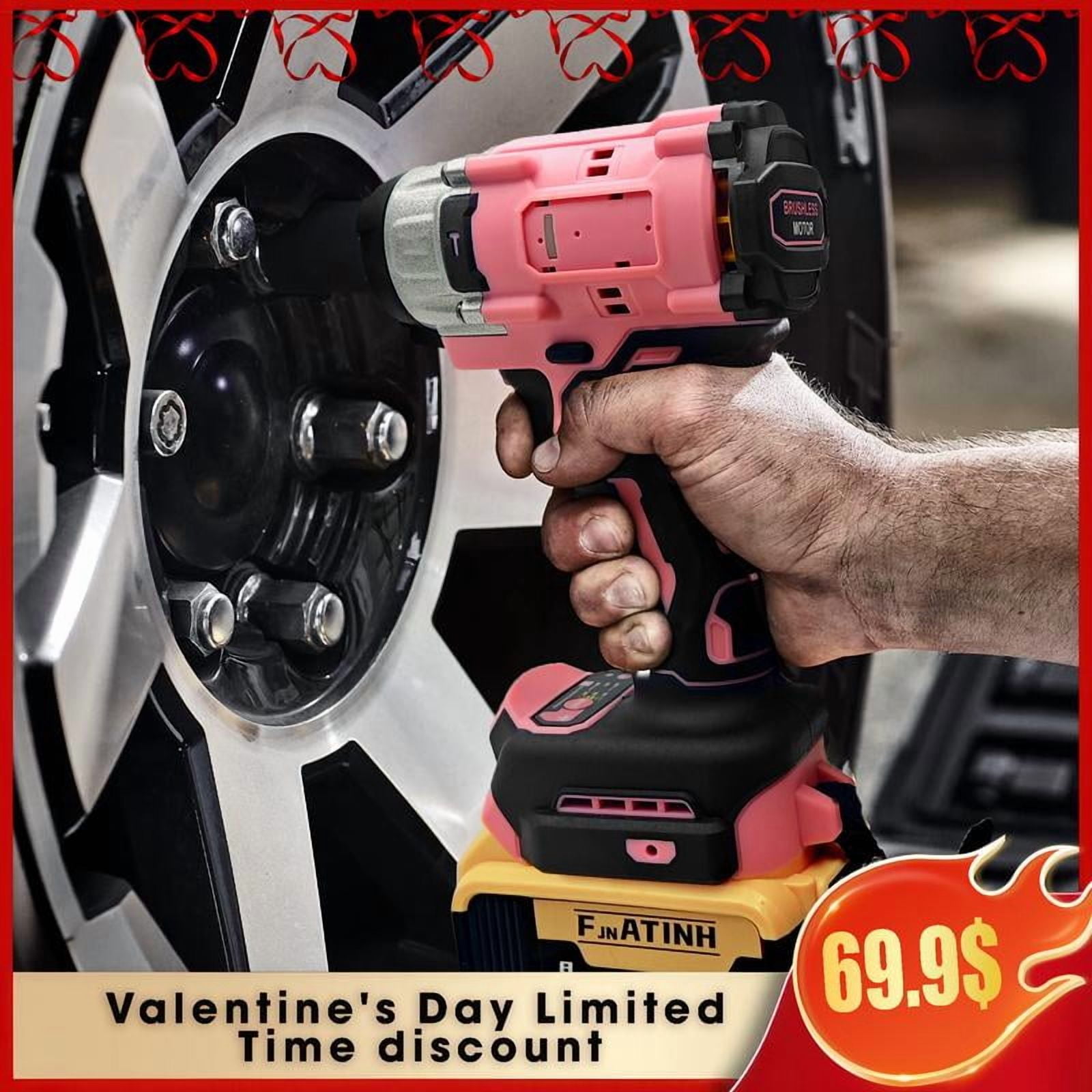 "High Power 450N.m Yellow Impact Wrench - 3600 RPM Electric Impact Driver - 3-in-1 Tool for ...