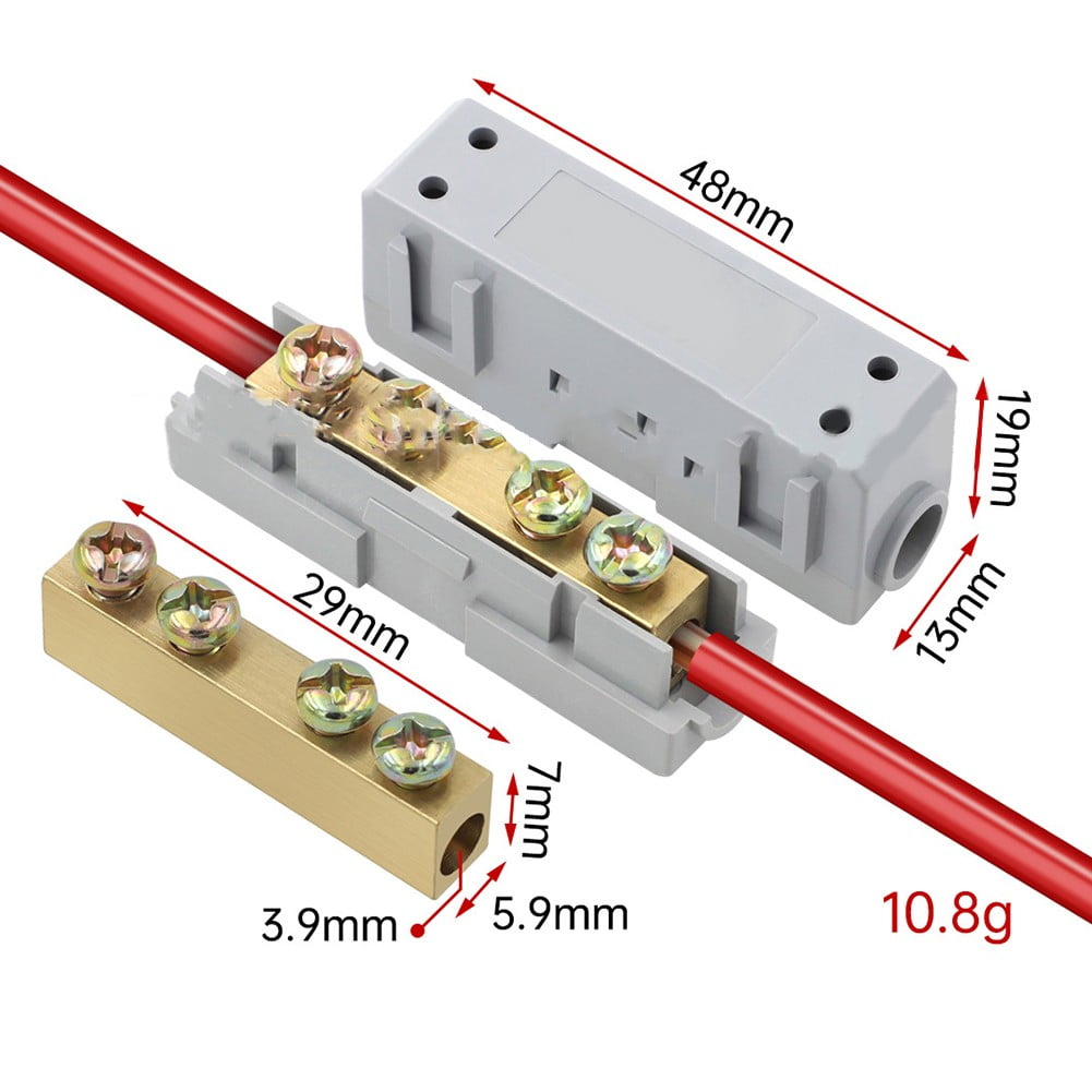 High Power Brass Wire Connector 10 Pack with Quick Disconnect Terminals ...