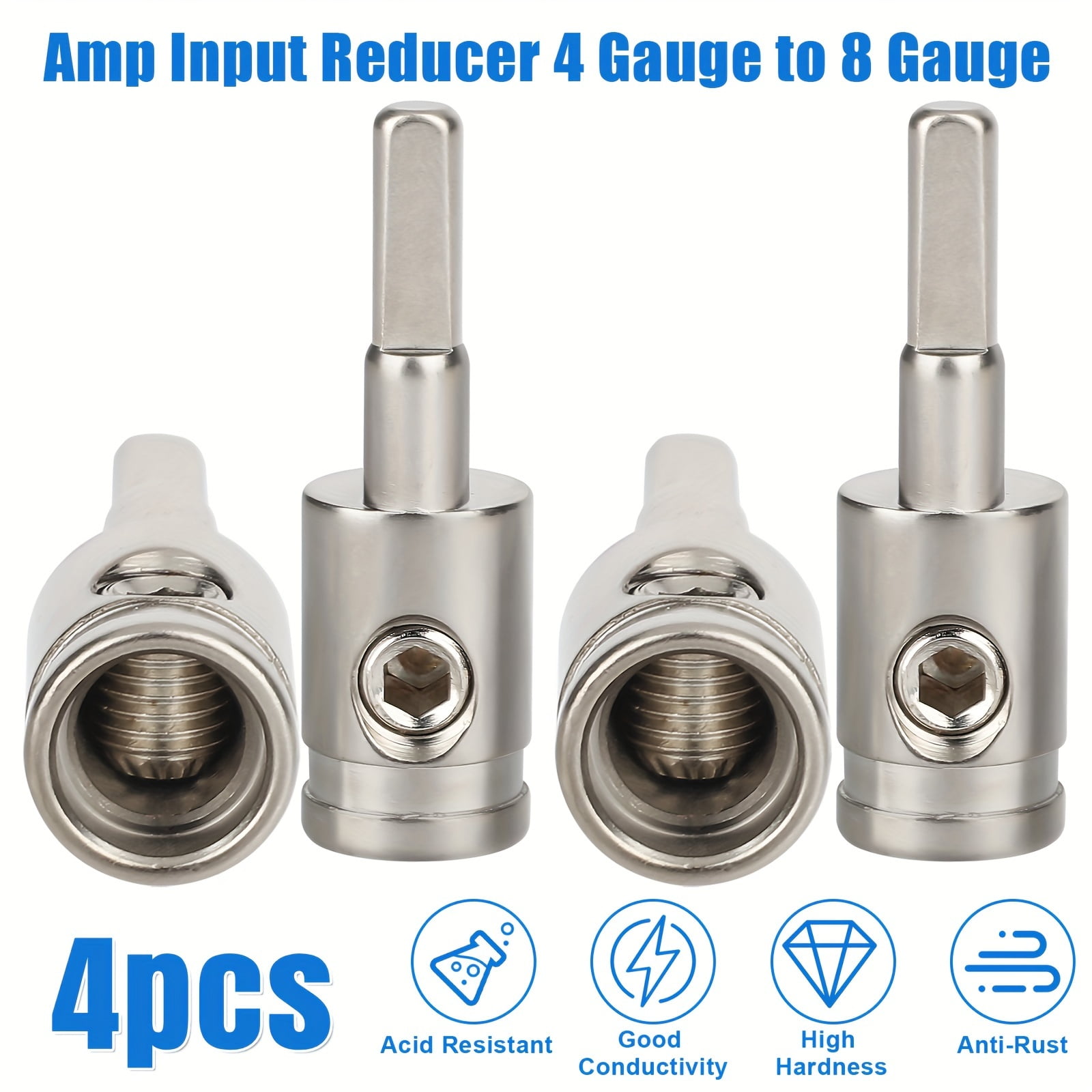 [High Power|Car Audio] 4pcs High Power Car Audio Amp Input Reducer | 4 ...