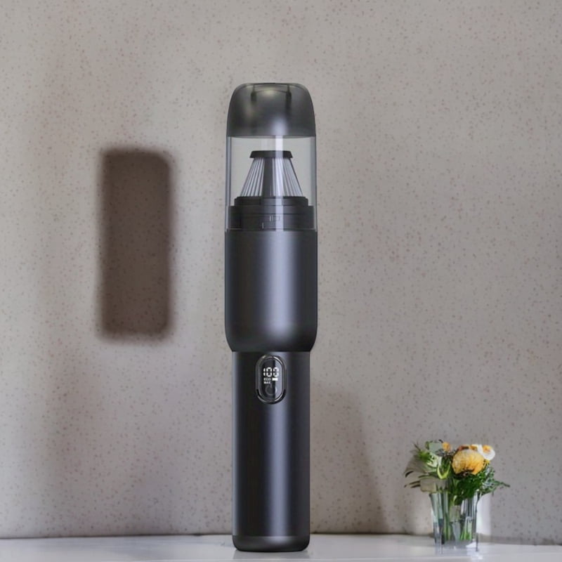 High Power Car Vacuum Cleaner 20000Pa Super Suction Wireless Handheld Mini Vacuum With LED Light ...
