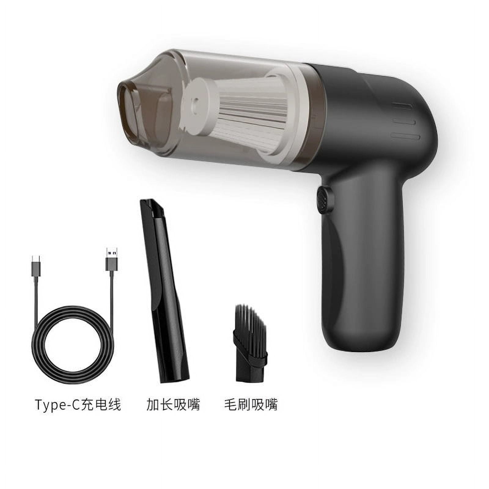 【High-Power & Cordless】Car Vacuum Cleaner with Attachments - Wireless ...