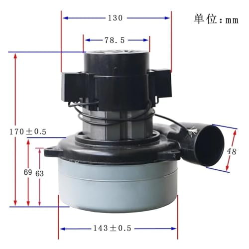 High Power DC Motor BP32 24V 500W Vacuum Cleaner/Mopping/Washing ...