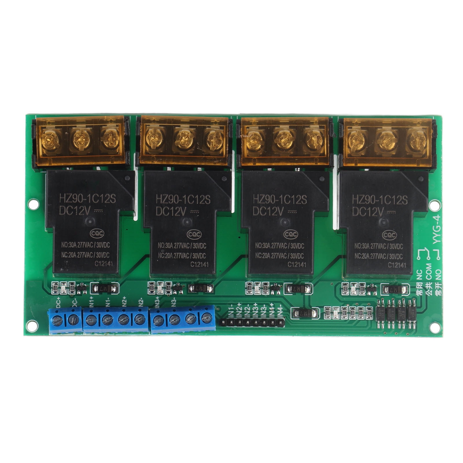 High Power Four Way Relay Module, Relay Module, Four Way Relay Module ...