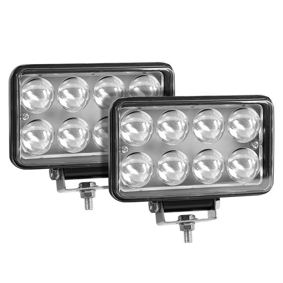 High Power LED Rectangular Work Light with Projector Len,Yellow Work ...