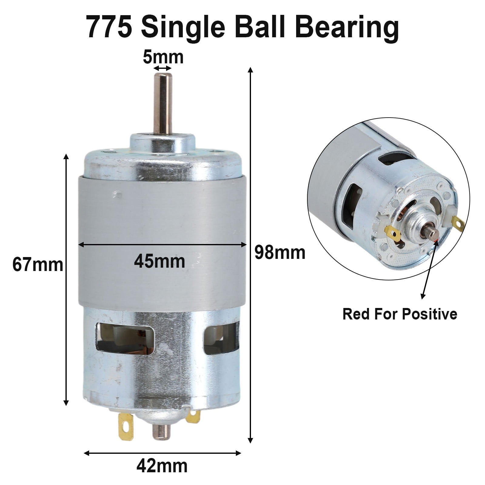 High Power Large Torque Motor 775 795 895 Dc 12V~24V 3000-12000Rpm ...