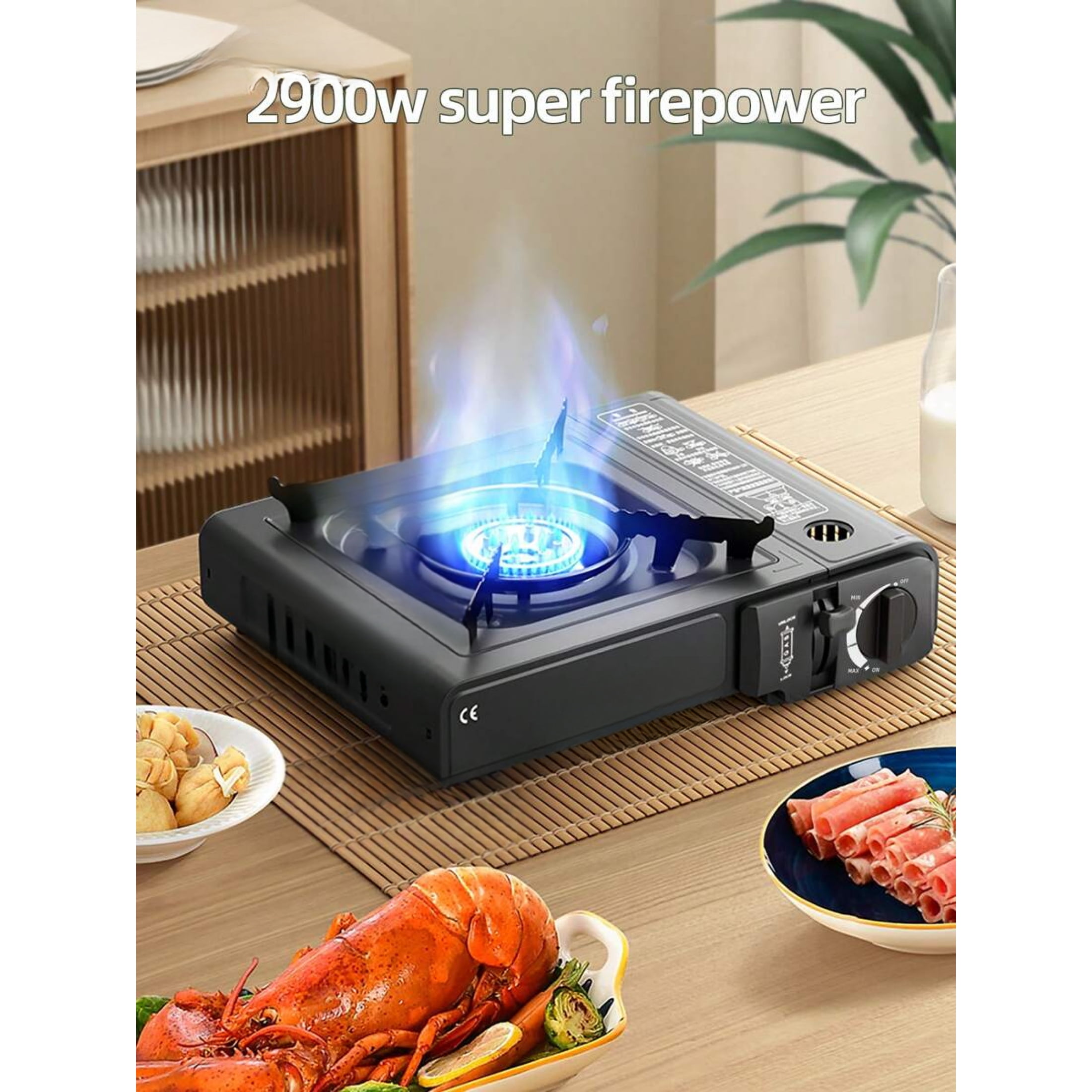 High - Power Portable Butane Cassette Stove with Safety Lock ...