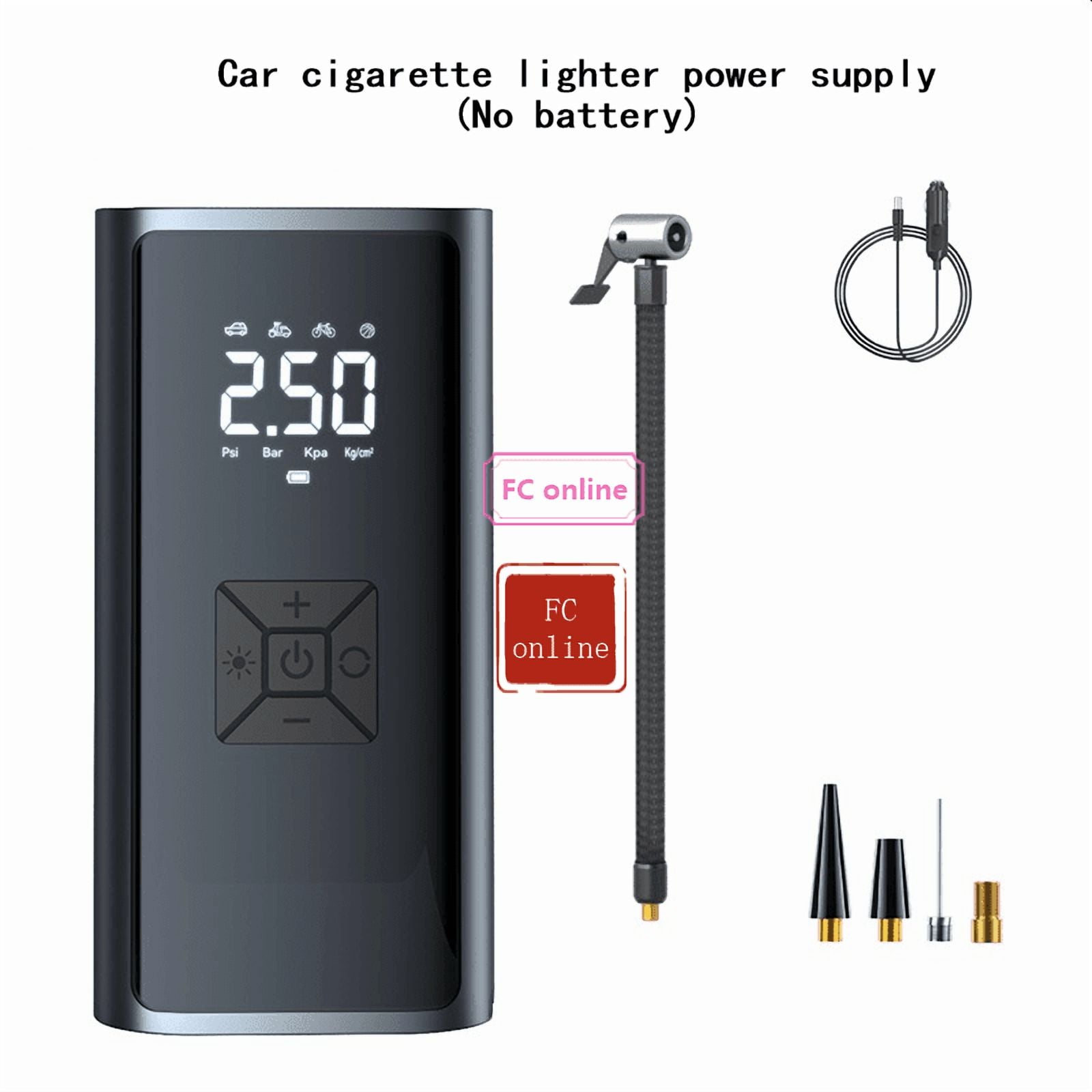 High-Power Portable Car Tire Inflator with Auto-Stop LED Light ...