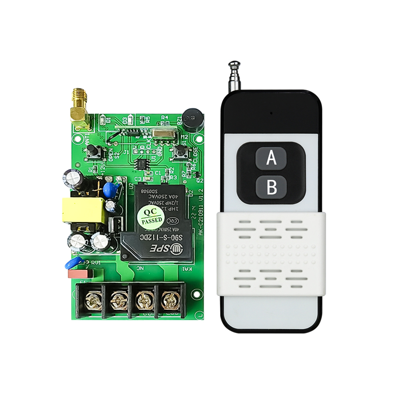 High Power Remote Control Switch 30A Relay Water Pump Motor Ventilation ...