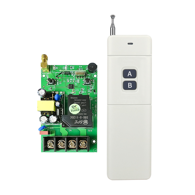 High Power Remote Control Switch 30A RelayBurglar Alarm Door Lock ...