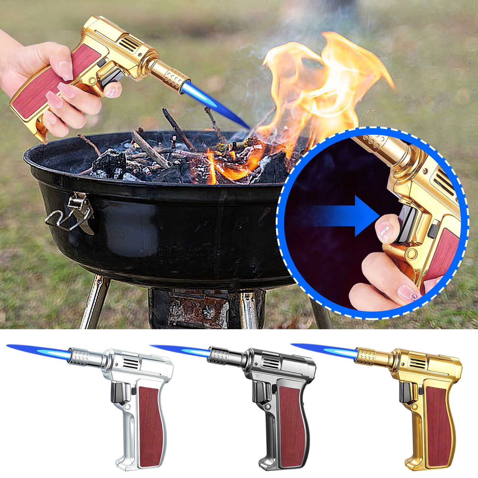 High-Power Spray Can, Multi-Use Welding Lighter, Stainless Steel ...