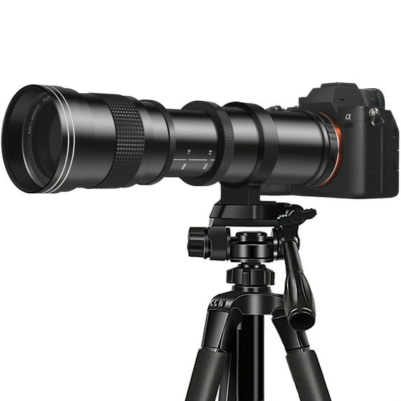 High-Power Telephoto Zoom Lens, 420-800mm F/8.3-16 Manual Focus Lens ...