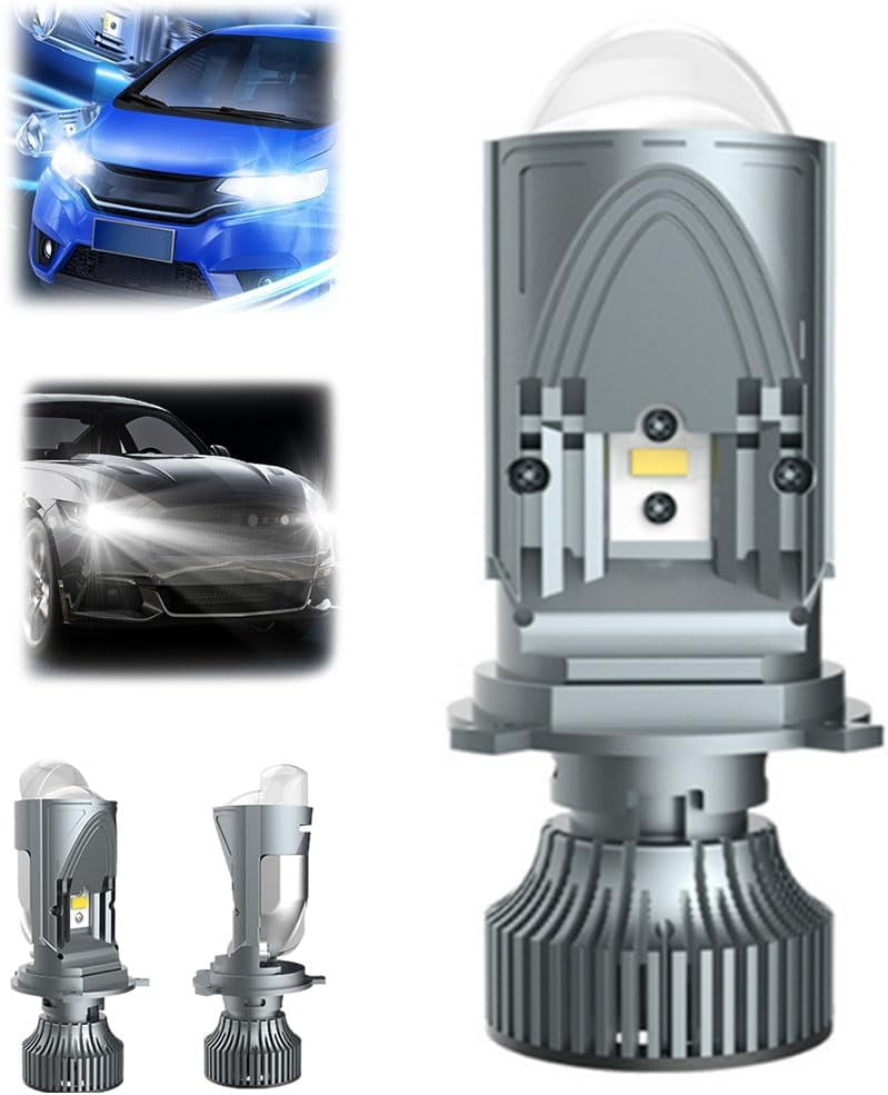 High-Power Ultra-Bright LED Lens Light, LED Headlight Bulb for Car ...