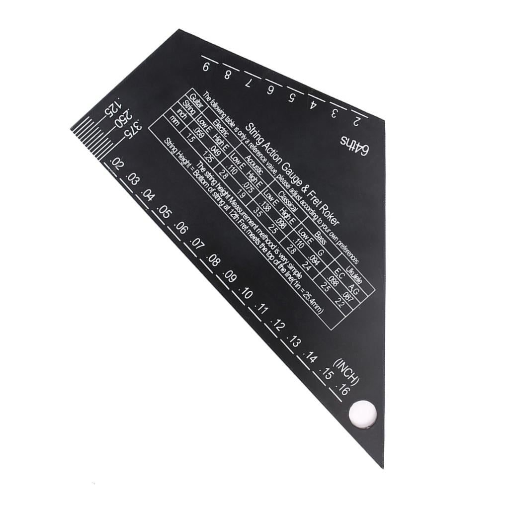 Guitar Set Up Gauge, Multifunctional Fret Rocker Luthier Tools, Precise ...