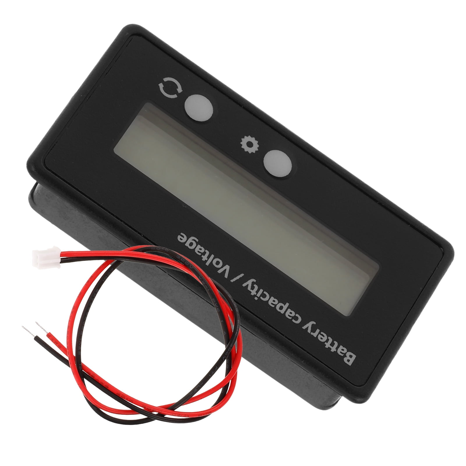 High Precision 12v Battery Monitor Accurate Voltage Meter LED Battery ...