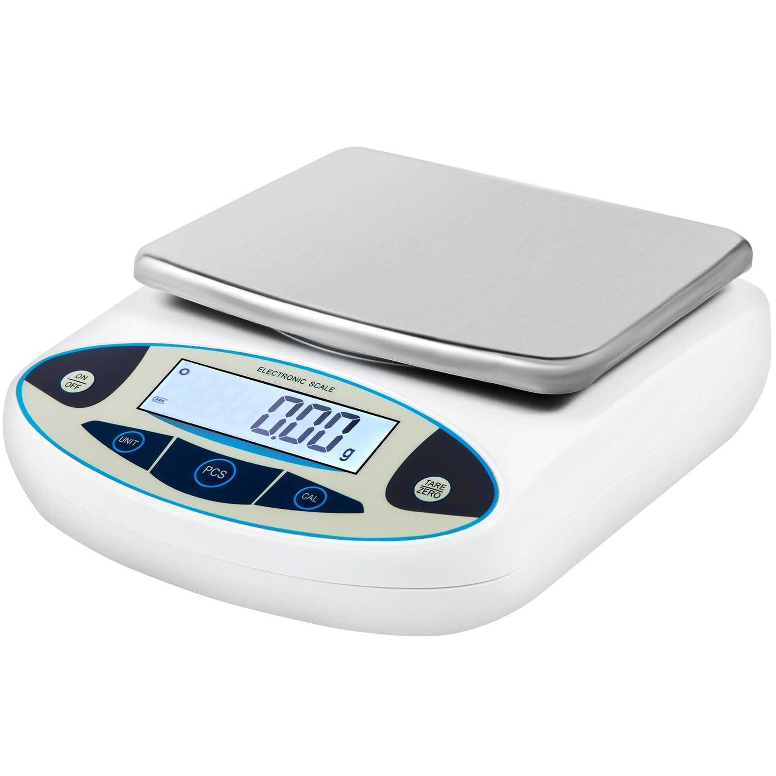High Precision 5000g x 0.01g Analytical Balance Lab Scale with Counting ...