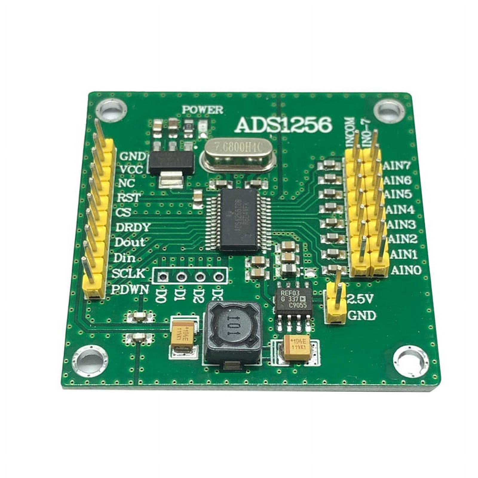 High-Precision ADC ADS1256 Analog-To-Digital Conversion 24-Bit Eight-Channel Module - Walmart.com