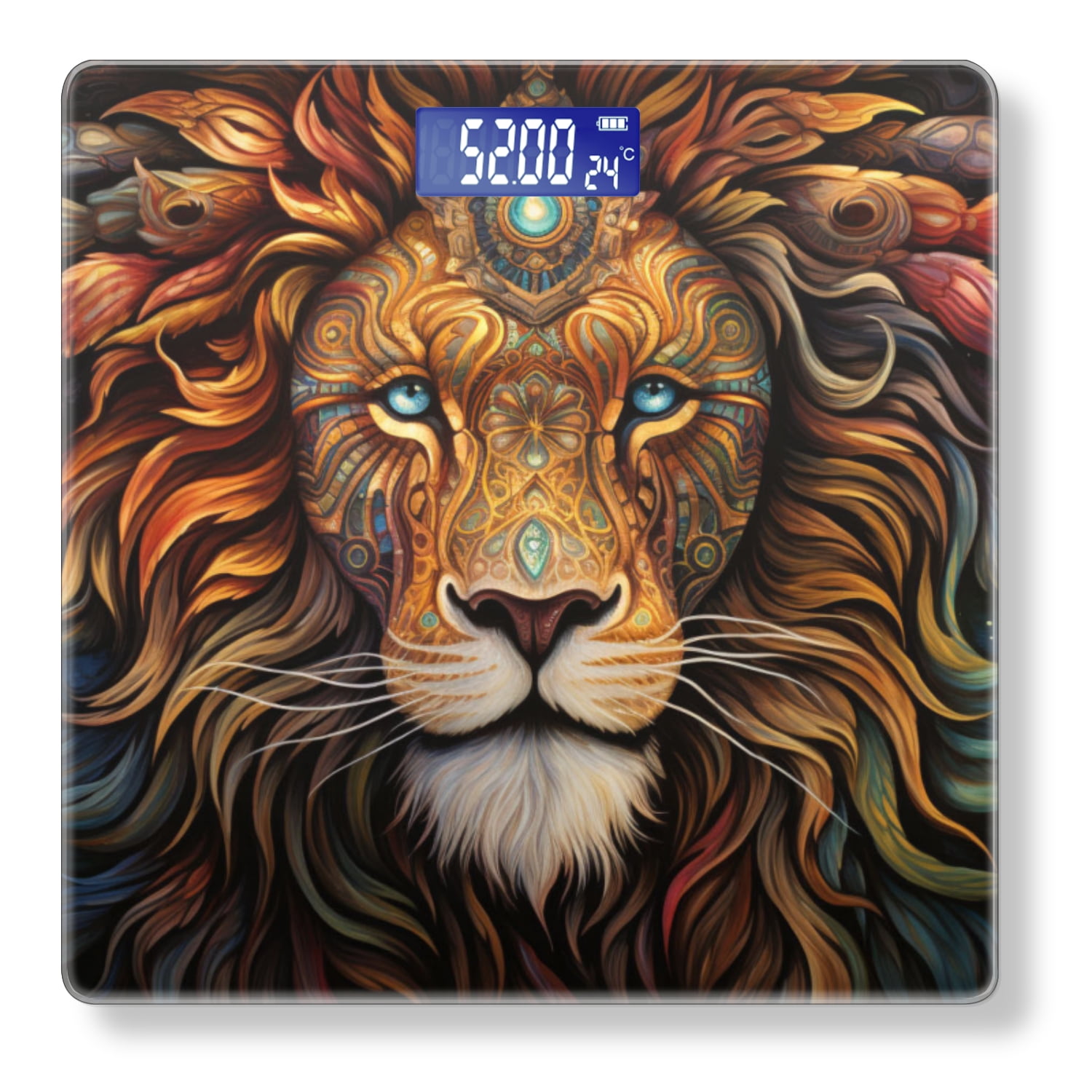 High Precision Body Weight Scale Smart Bathroom Scales with Large LCD ...