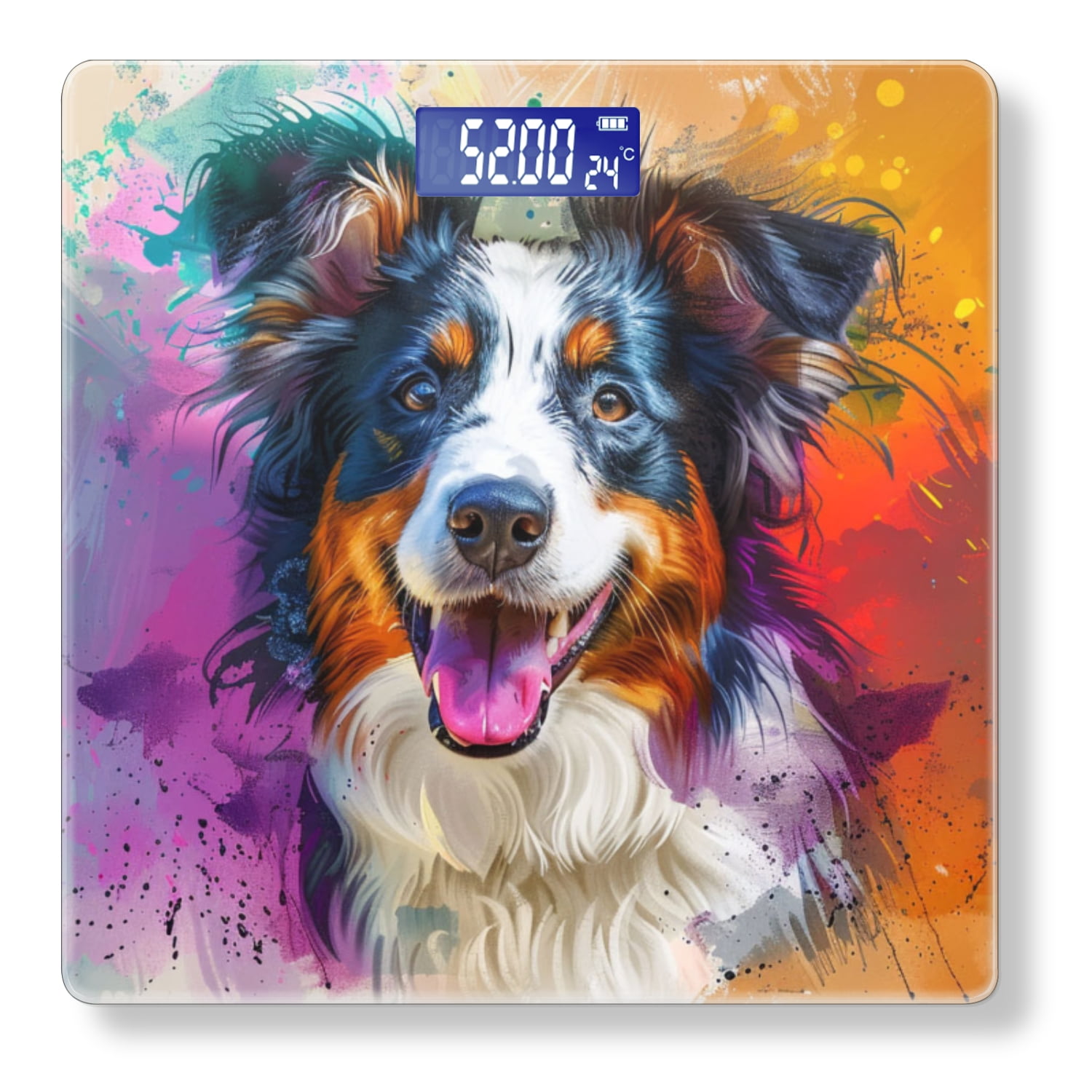 High Precision Body Weight Scale Smart Bathroom Scales with Large LCD ...