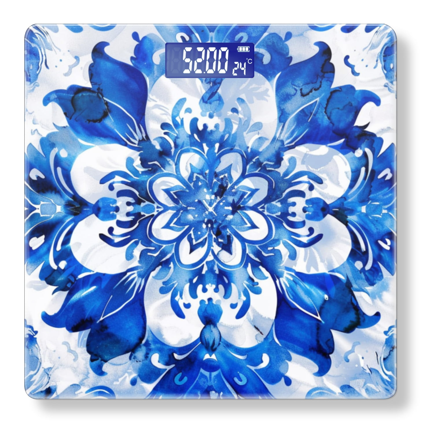 High Precision Body Weight Scale Smart Bathroom Scales with Large LCD ...