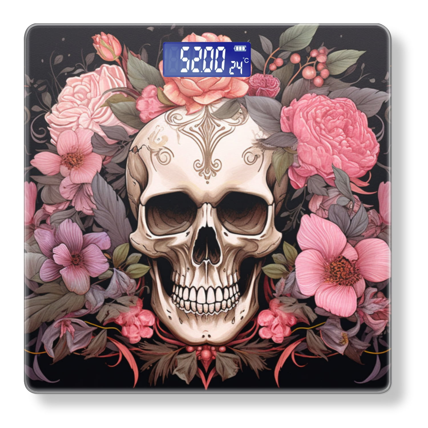 High Precision Body Weight Scale Smart Bathroom Scales with Large LCD ...