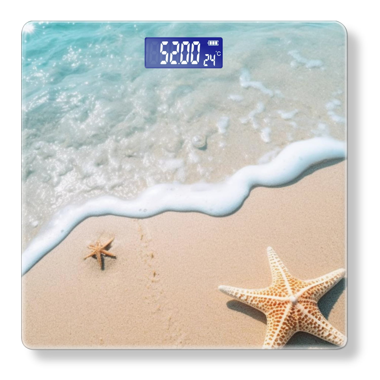 High Precision Body Weight Scale Smart Bathroom Scales with Large LCD ...