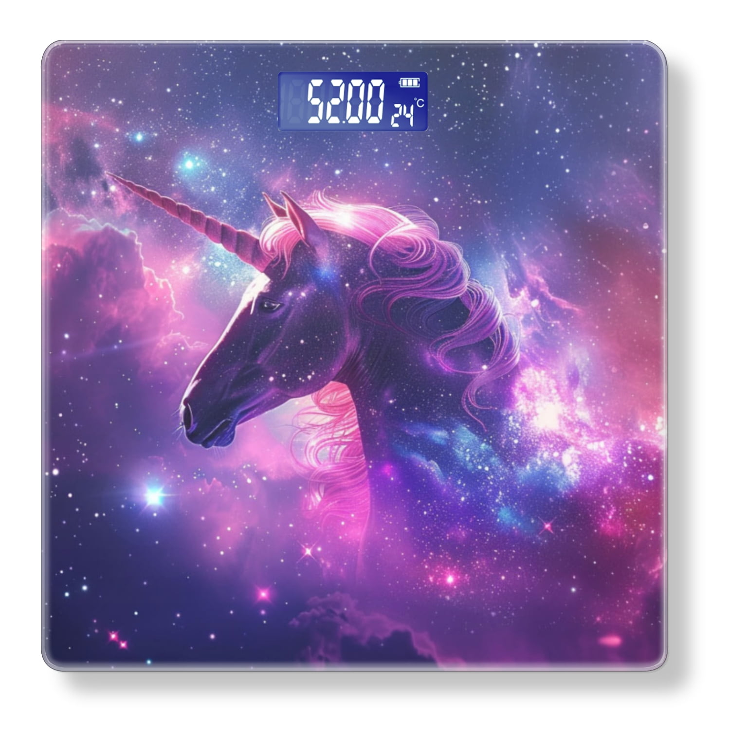 High Precision Body Weight Scale Smart Bathroom Scales with Large LCD ...