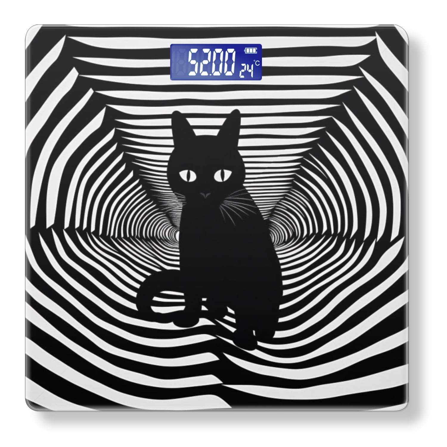 High Precision Body Weight Scale Smart Bathroom Scales with Large LCD ...