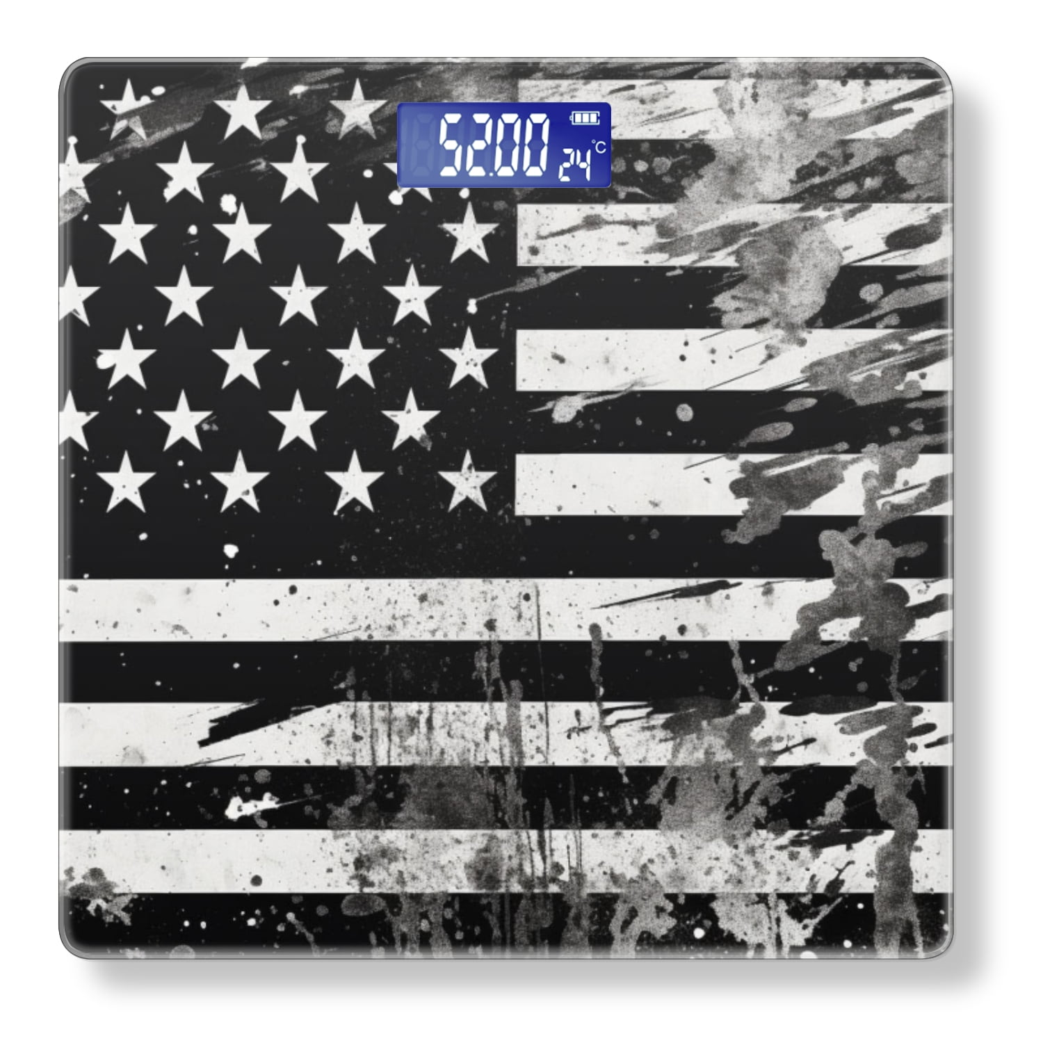 High Precision Body Weight Scale Smart Bathroom Scales with Large LCD ...