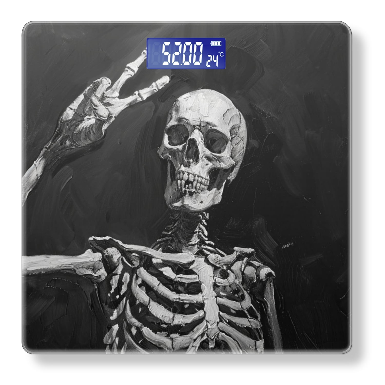Bathroom Scale, Highly Accurate Digital Body Scale,Precisely Measures ...