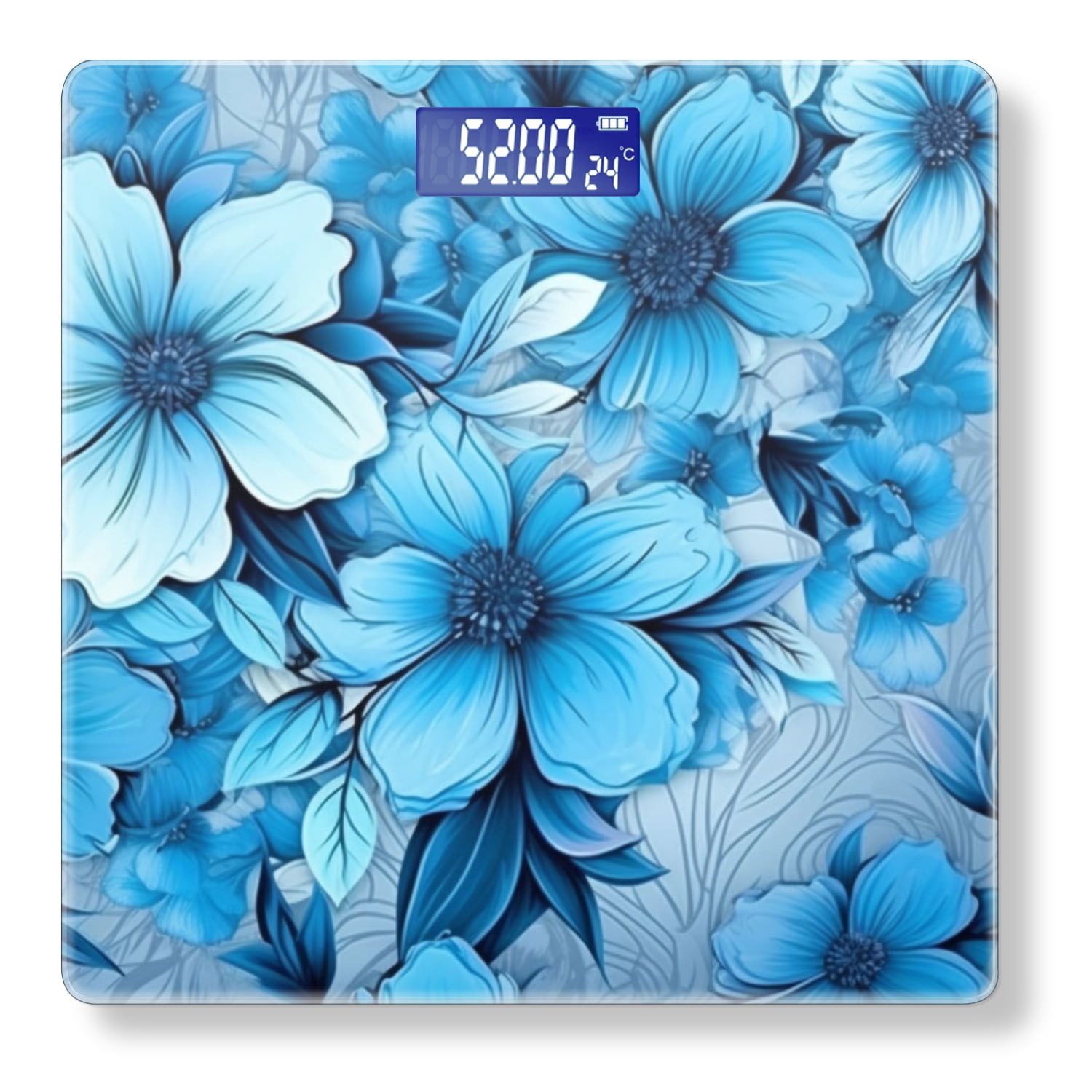High Precision Body Weight Scale Smart Bathroom Scales with Large LCD ...