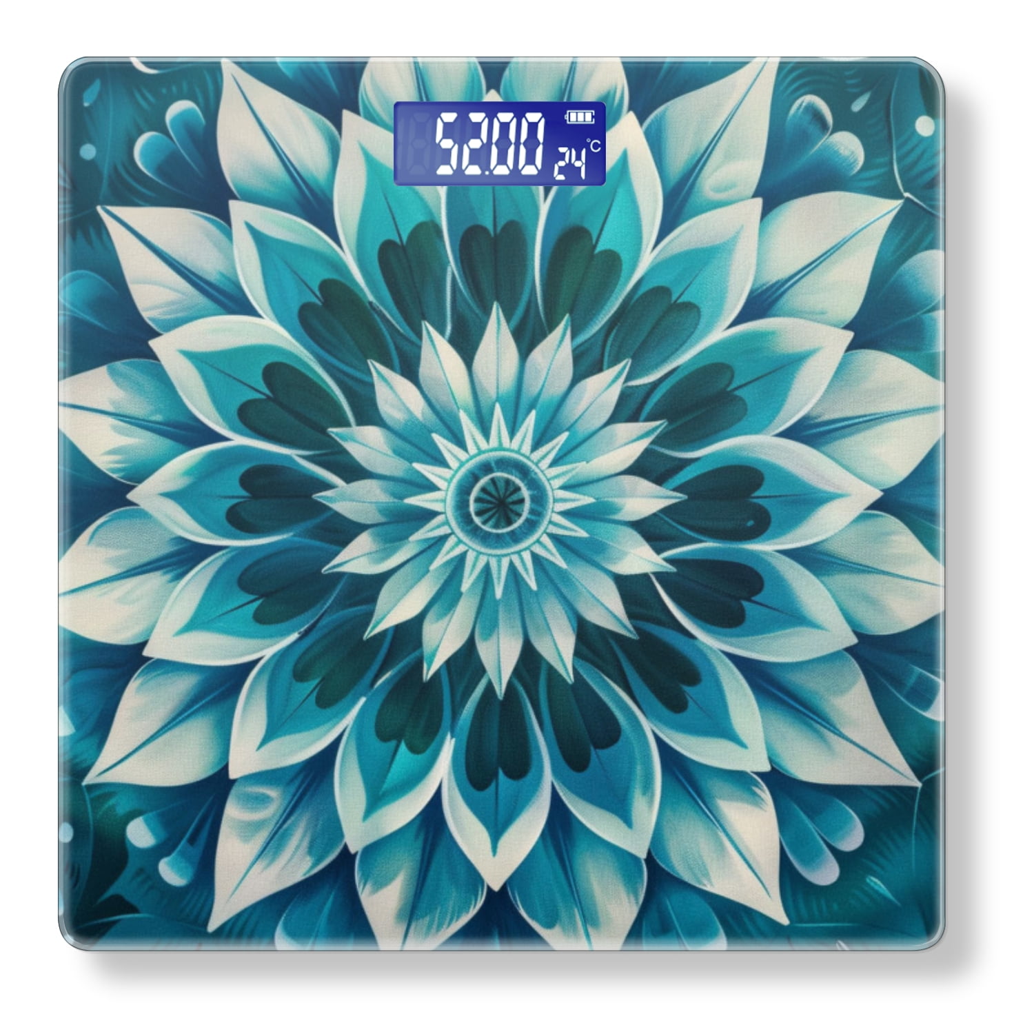 High Precision Body Weight Scale Smart Bathroom Scales with Large LCD ...
