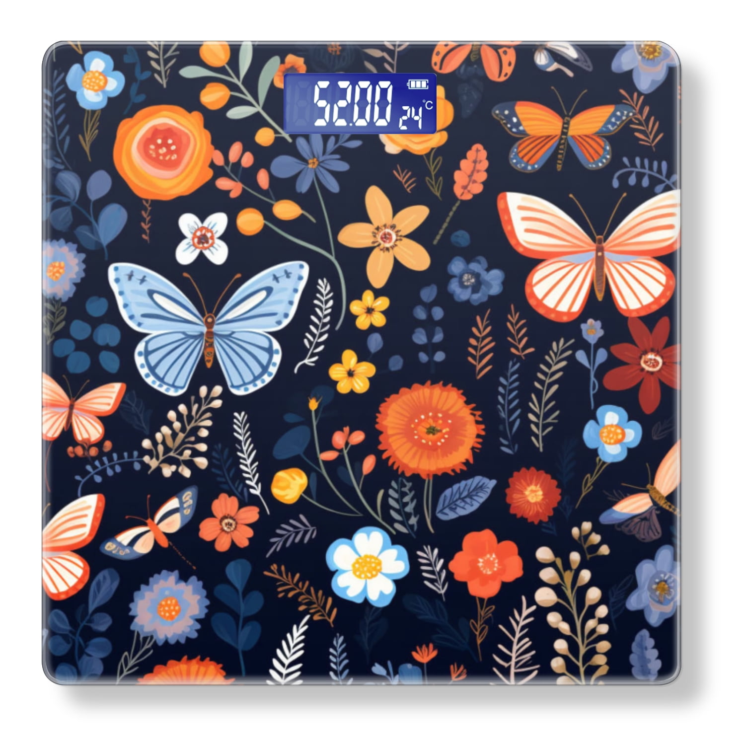 High Precision Body Weight Scale Smart Bathroom Scales with Large LCD ...