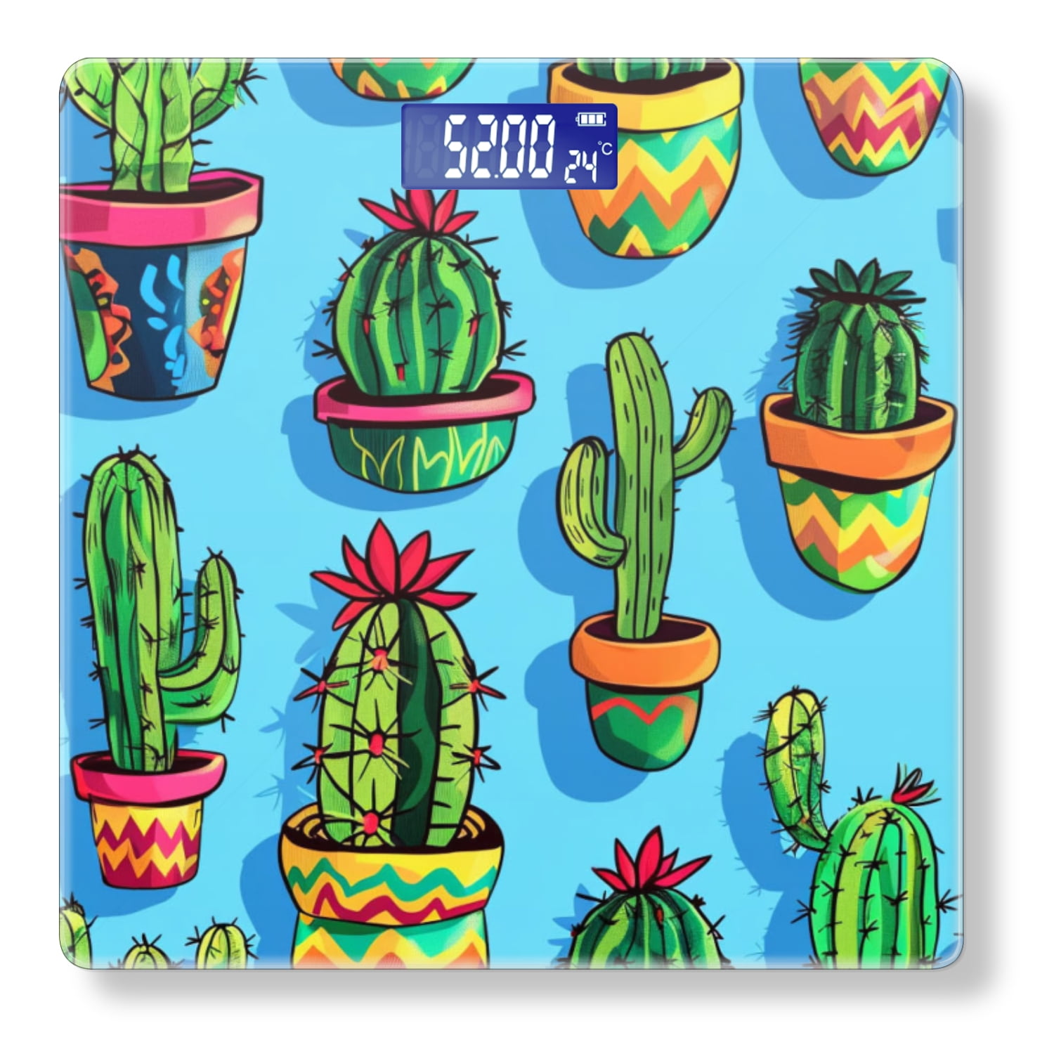 High Precision Body Weight Scale Smart Bathroom Scales with Large LCD ...