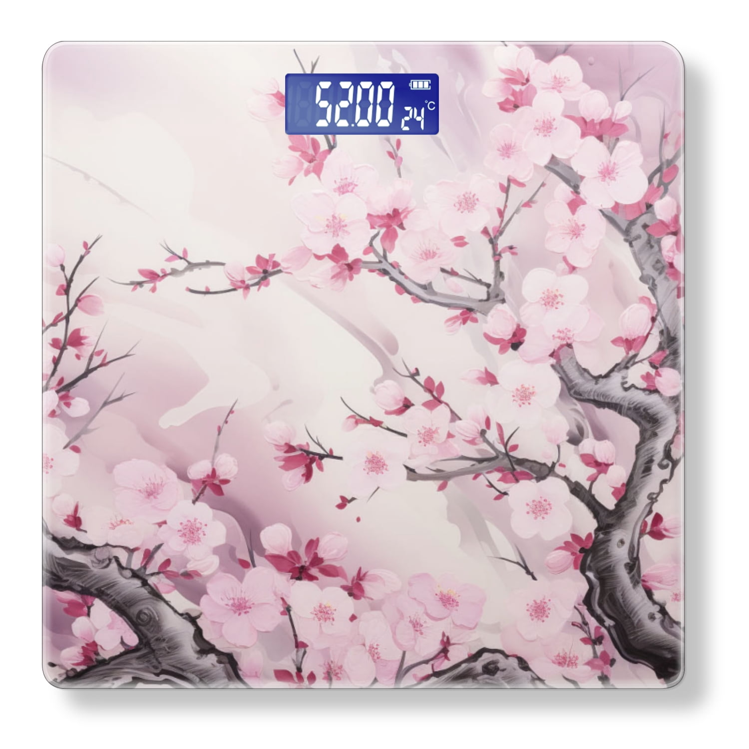 High Precision Body Weight Scale Smart Bathroom Scales with Large LCD ...