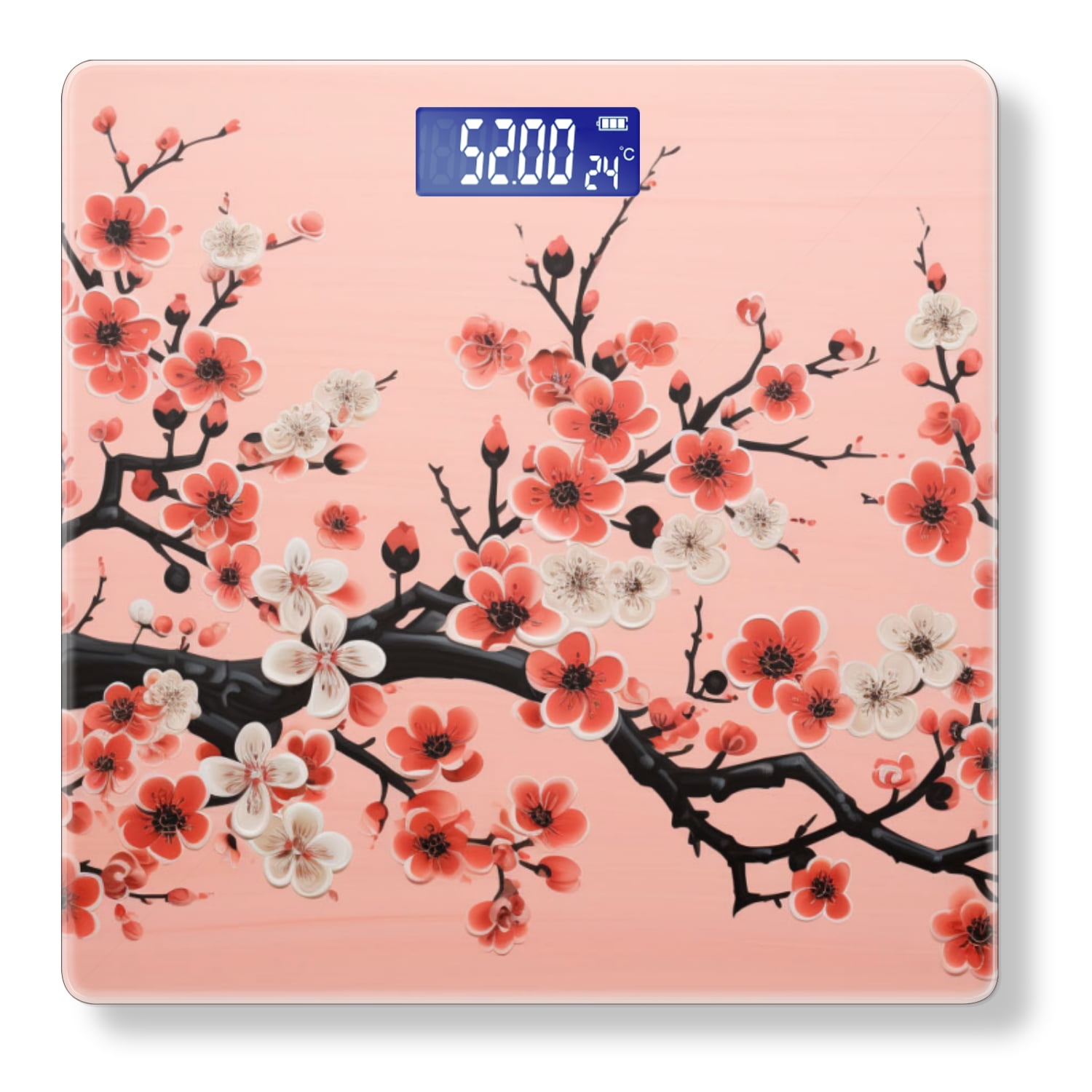 High Precision Body Weight Scale Smart Bathroom Scales with Large LCD ...