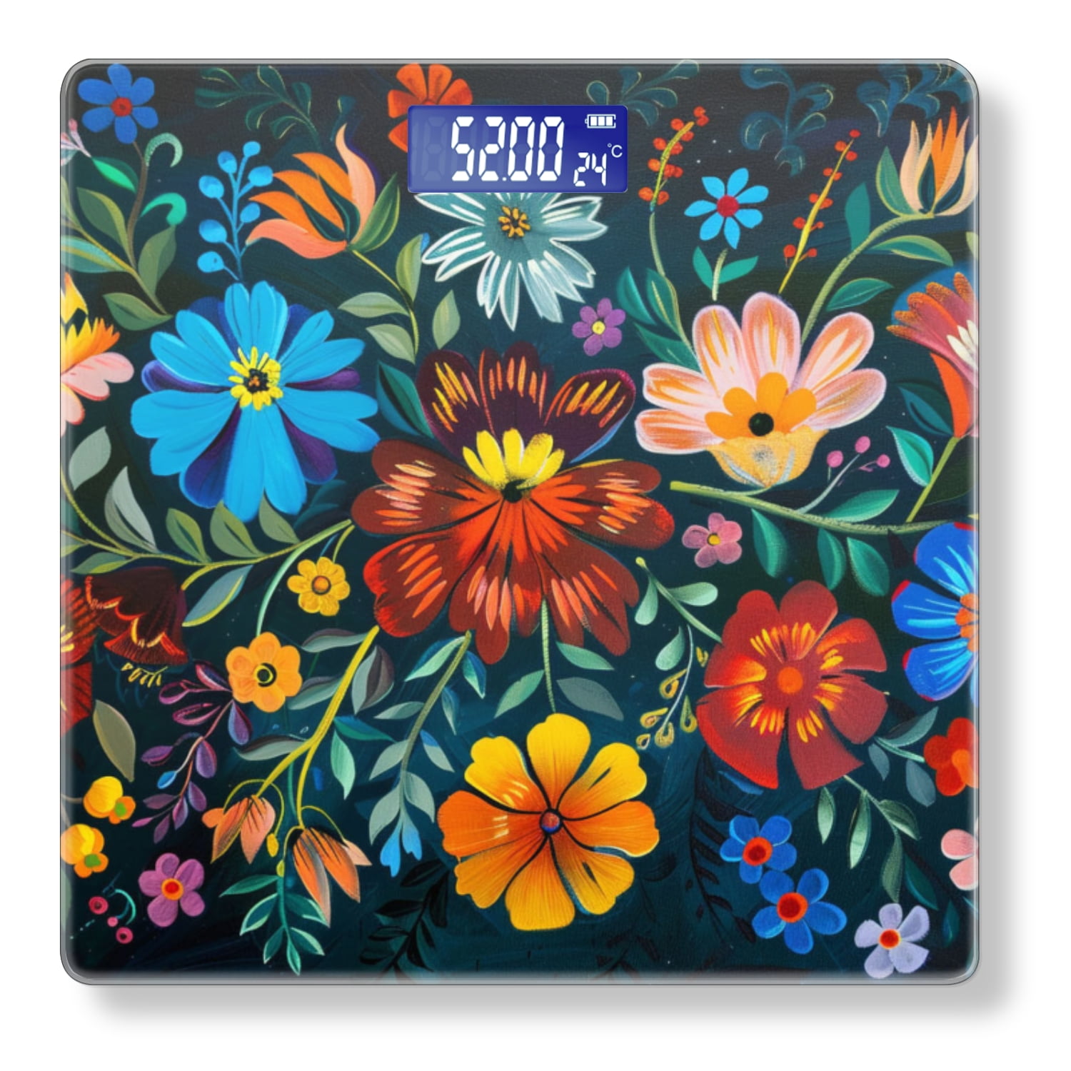 High Precision Body Weight Scale Smart Bathroom Scales with Large LCD ...