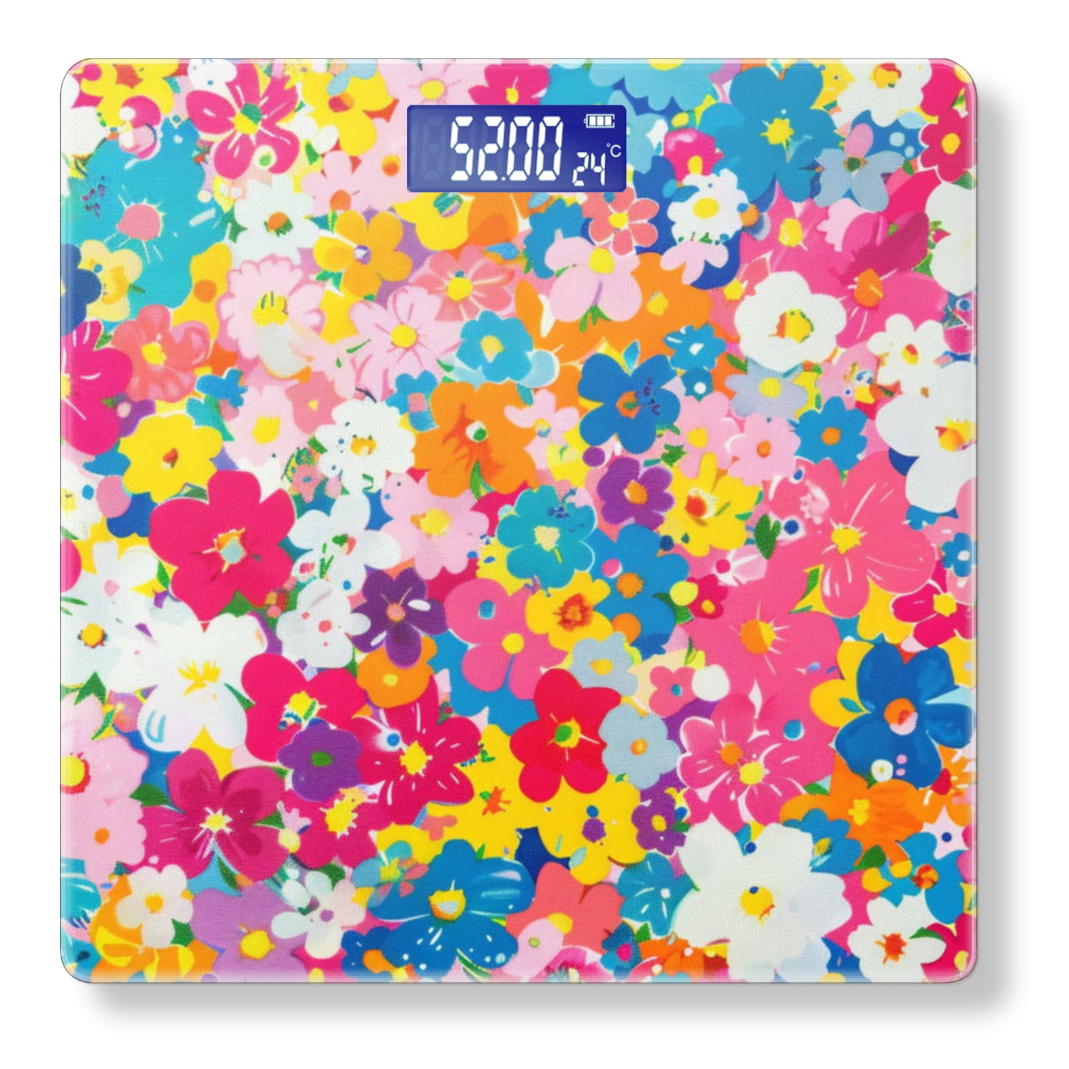 High Precision Body Weight Scale Smart Bathroom Scales with Large LCD ...